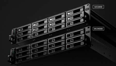 Synology UC3400 and SA3400D 2U Rackmount Dual-Controller Systems for HA ...