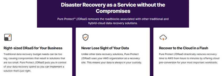 Pure Storage Protect//DraaS Solution and Scalable AI-Powered Management ...