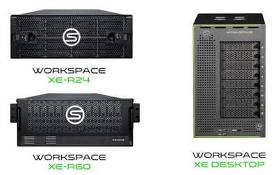 Symply 4U 24-Bay and 4U 60-Bay WorkSpace XE-R Collaborative Shared Storage Rackware Systems ...