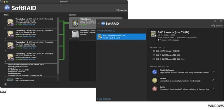 OWC SoftRAID V.8 Software for macOS and Windows - StorageNewsletter