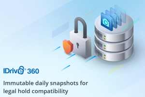 Immutable Snapshots for IDrive 360 Endpoint Cloud Backup Ensuring Data ...