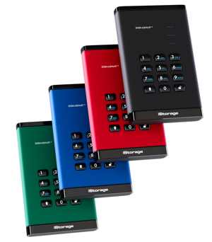 iStorage diskAshur3 USB-C HDD/SSD Portable Secure Storage Range ...