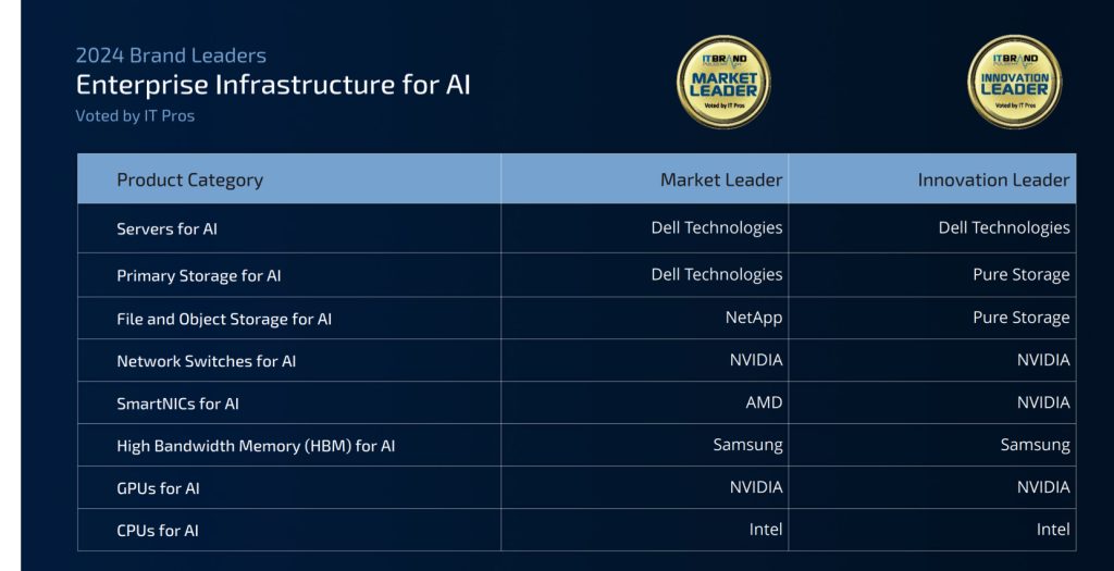 2024 Enterprise Infrastructure for AI Brand Leaders - StorageNewsletter
