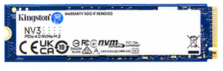 Kingston NV3 PCIe 4.0 Gen 4x4 NVMe SSD Up to 4TB - StorageNewsletter