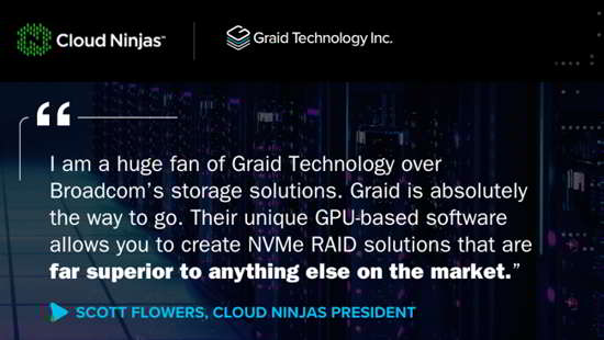 Graid Technology Partners with Cloud Ninjas - StorageNewsletter