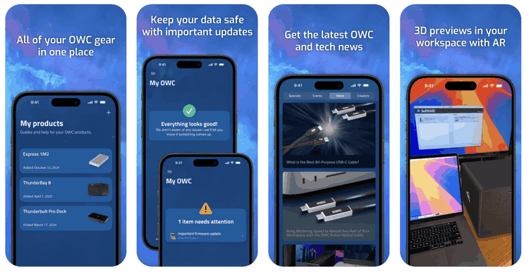 OWC Launches “My OWC” App to Further Streamline Setup, Support, and ...