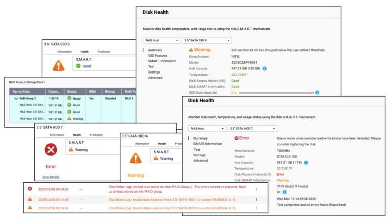 Uncovering QNAP NAS Bad Block Messages: Data Protection from Hard Drive ...
