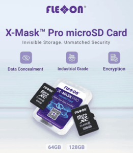 Flexxon Launches X-Mask Pro Secure Memory Card with Built-in Encryption and Data Concealment ...