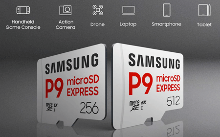 Samsung Launches P9 Express Up to 512GB microSD Express Cards to Power ...