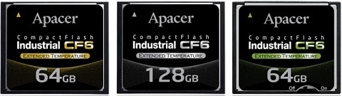 Apacer Introducing 6th-Gen CF Industrial Cards Up to 128GB ...