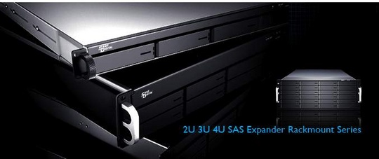 Sans Digital Rackmounted 2U to 4U EliteSTOR - StorageNewsletter